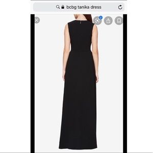 BCBG | Dresses | Bcbg Long Black Dress | Poshmark